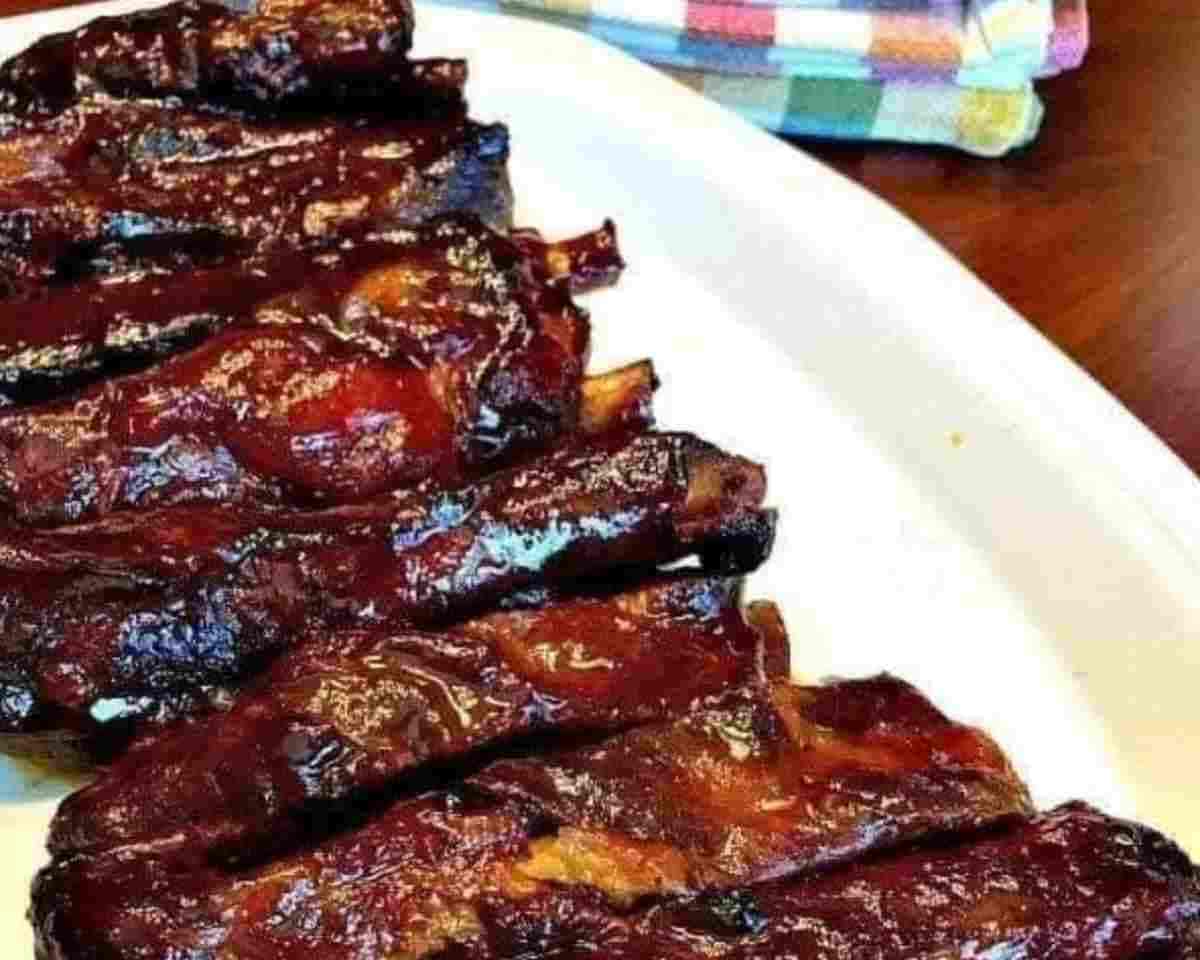 Slow Cooker Barbequed Beef Ribs - Easy Recipes Idea