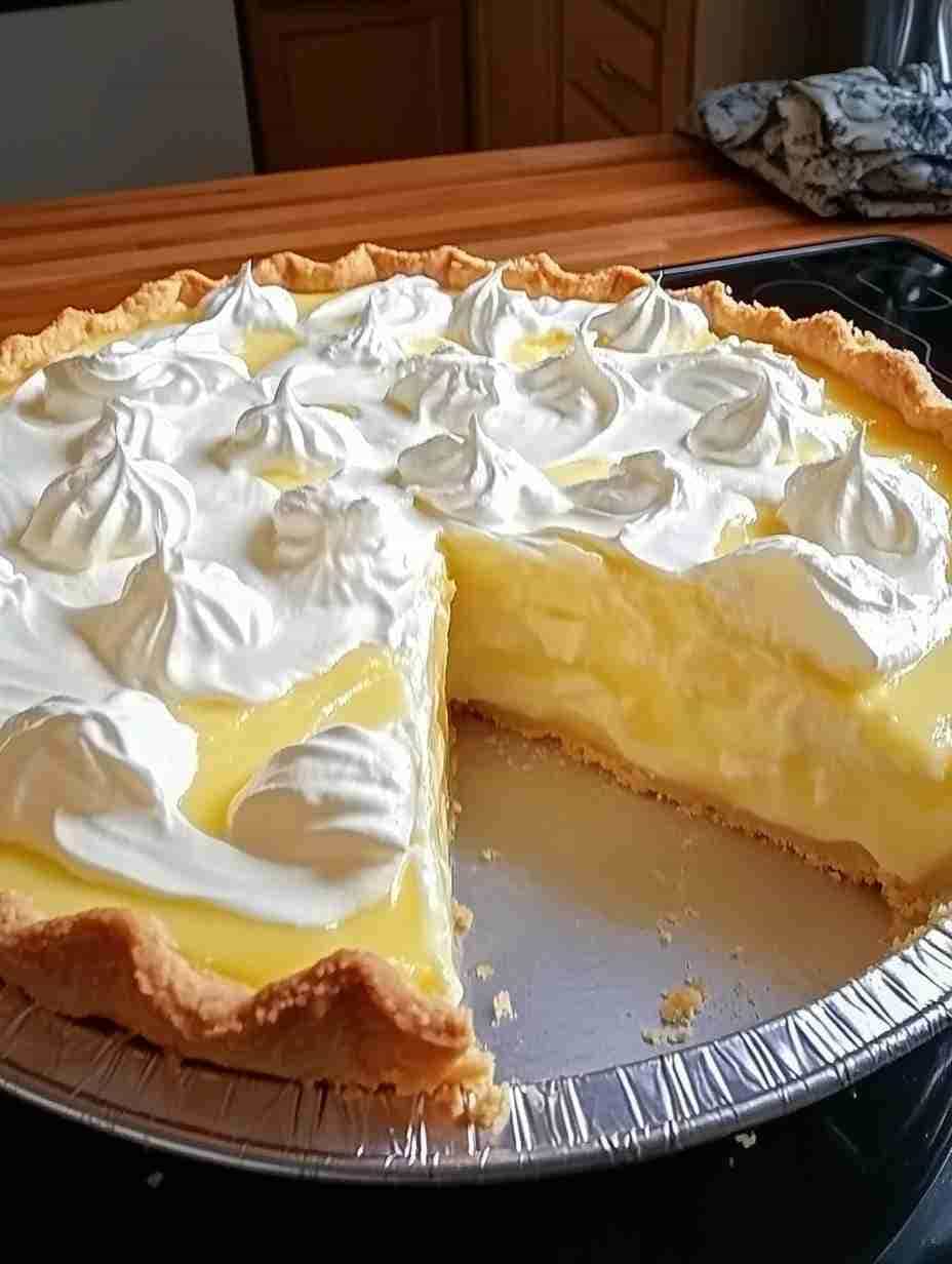 Mom's Lemon Angel Pie - Easy Recipes Idea